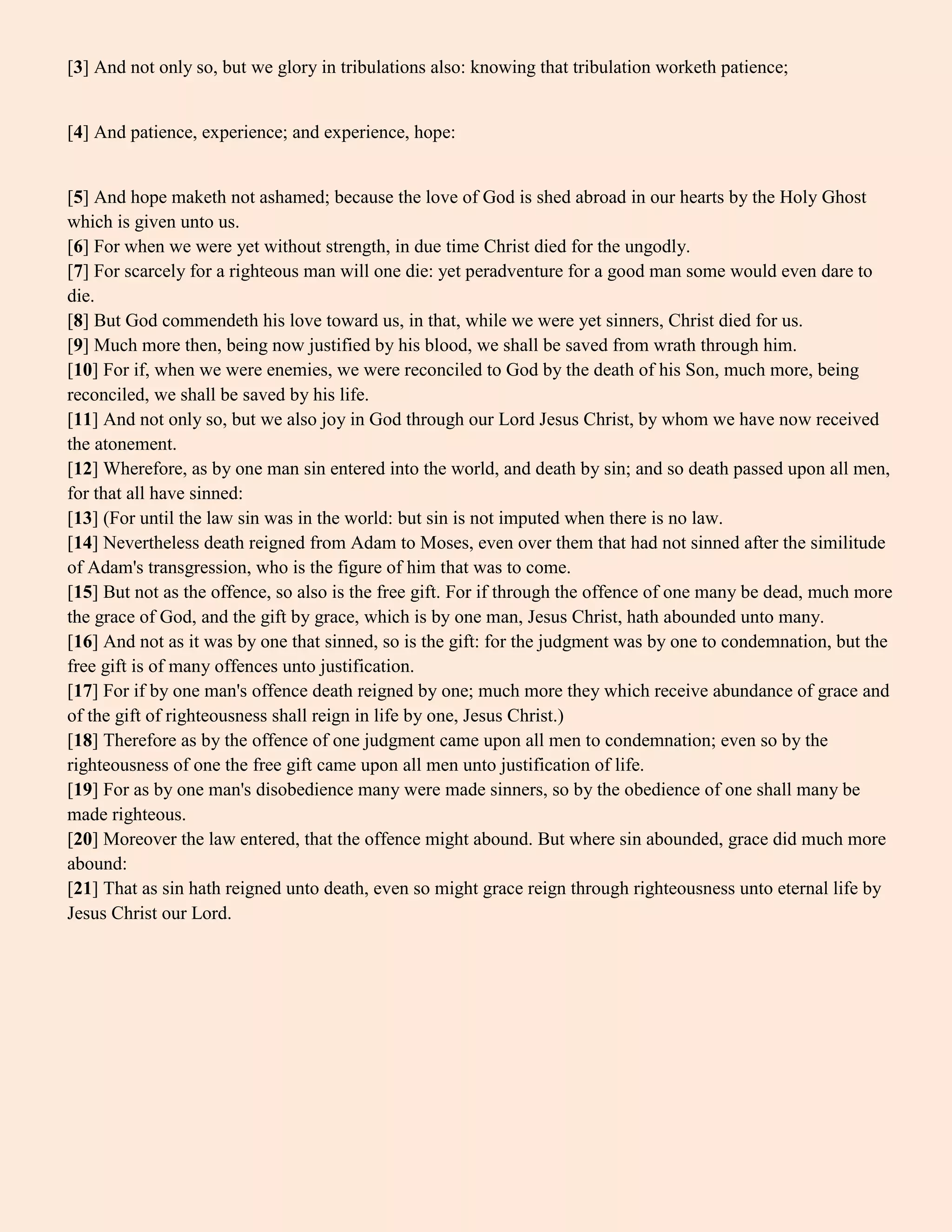 Romans chapter one verses strongs notes | PDF