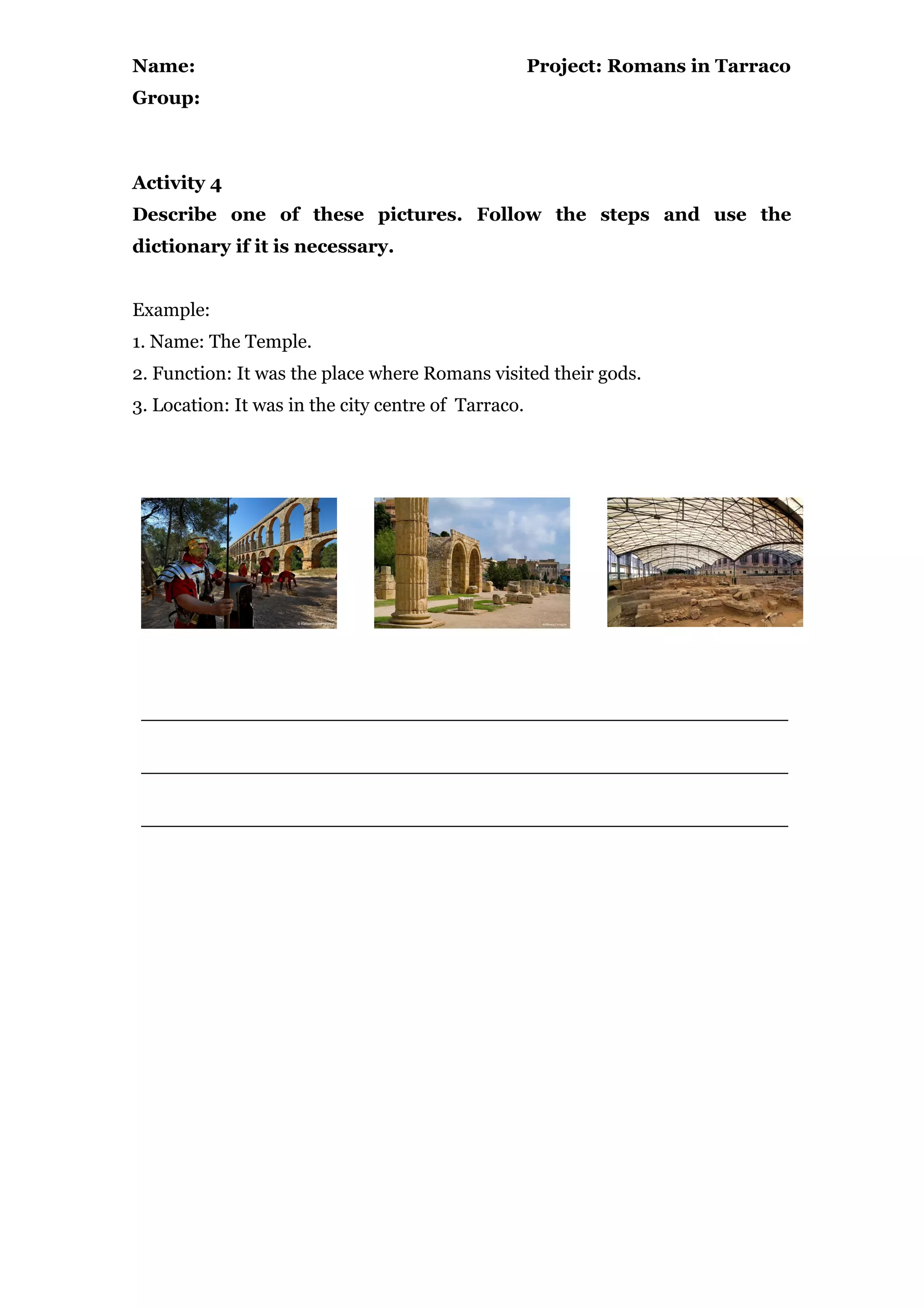 Romans in Tarraco | DOC