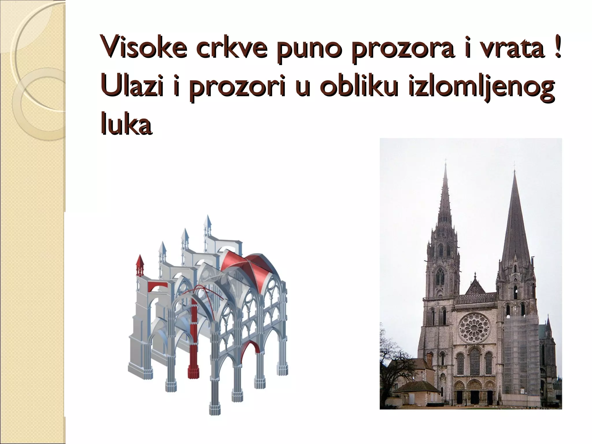 Romanski i gotski stil gradnje | PPT