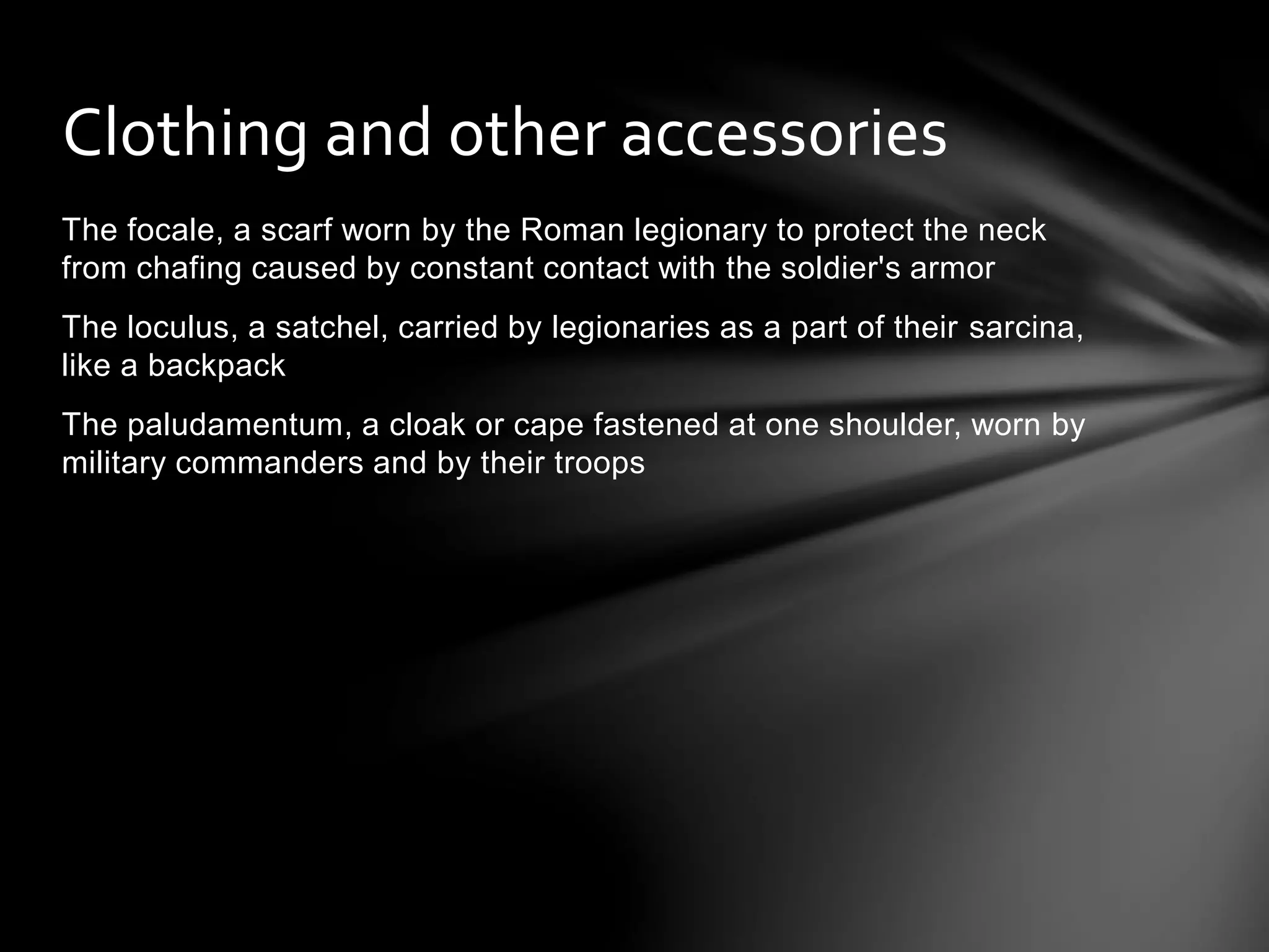 Roman soldier costume | PPTX