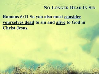Romans 6 - Dealing with Sin: Alive and Free | PPT