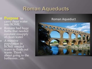 Roman structures | PPTX