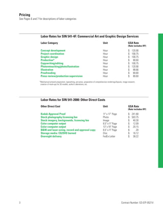 Roman/Thayer GSA Schedule Price List | PDF