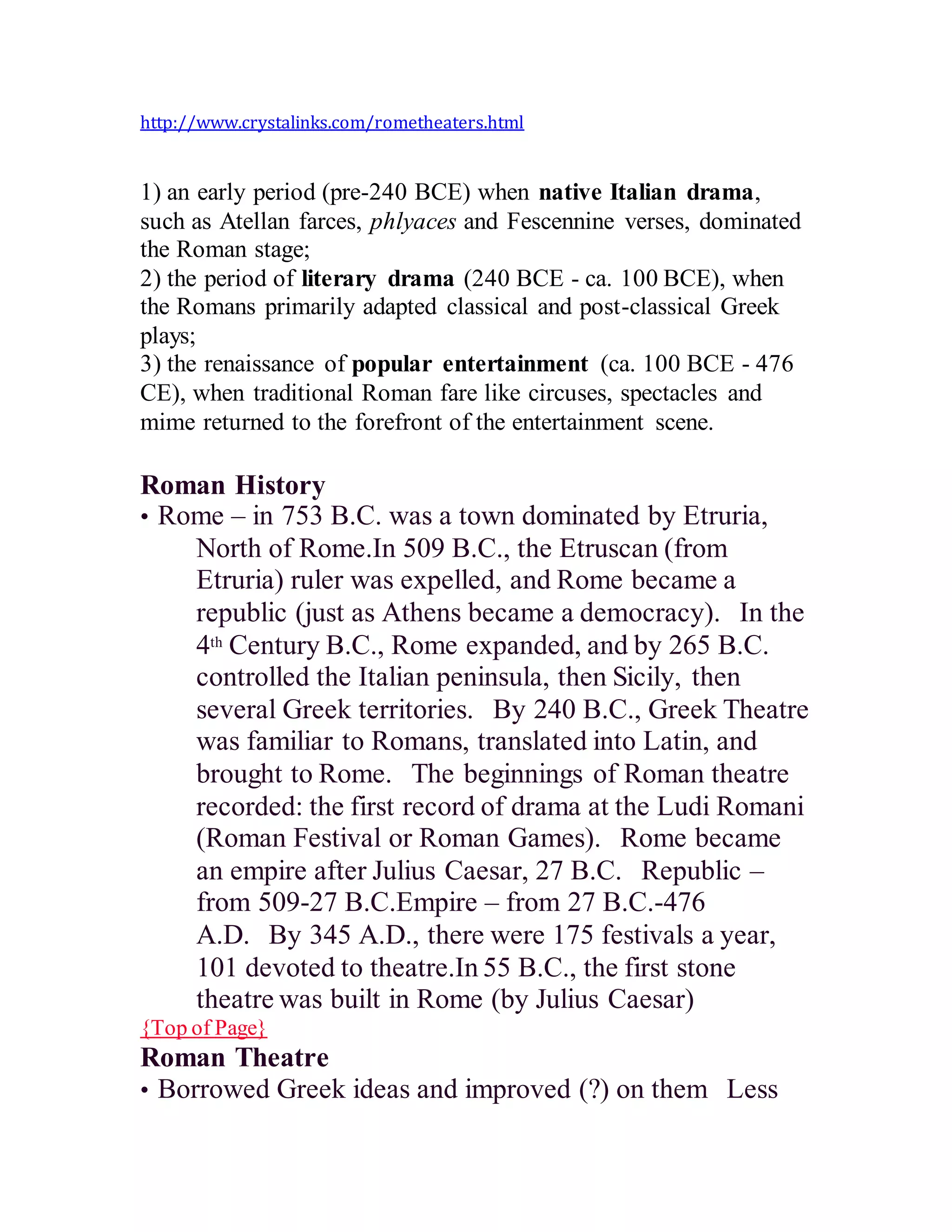 Roman Theatre | DOCX