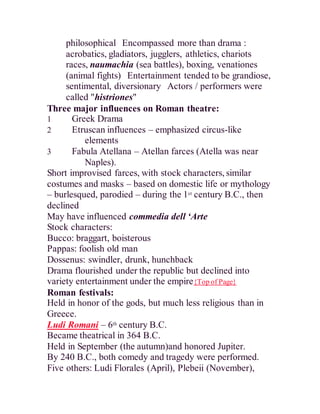 Roman Theatre | DOCX