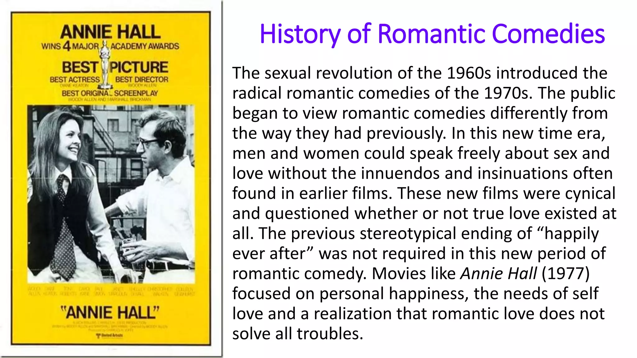 History of Romantic Comedy | PPTX