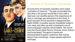 History of Romantic Comedy | PPTX
