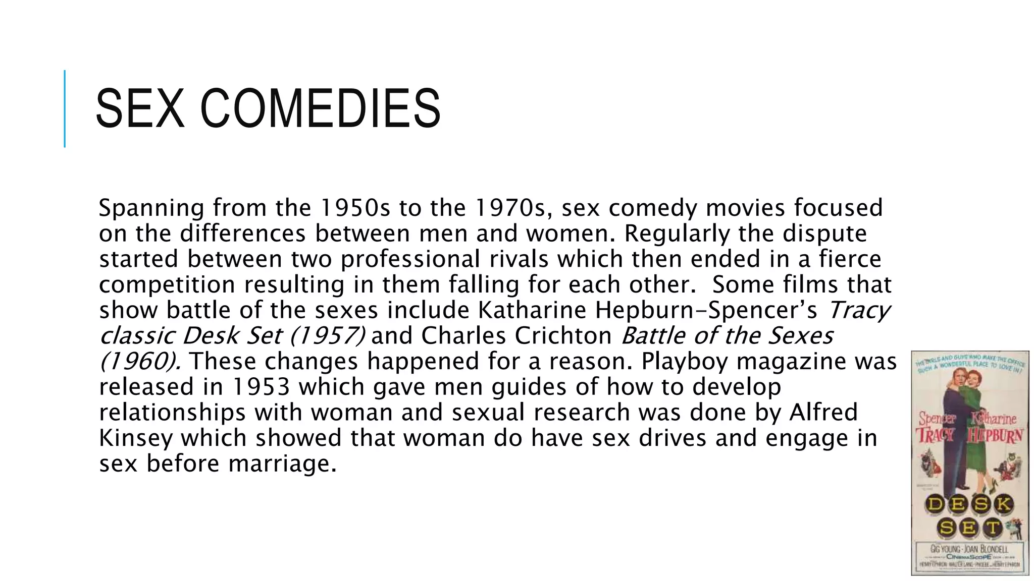 Romantic comedy genre research | PPTX