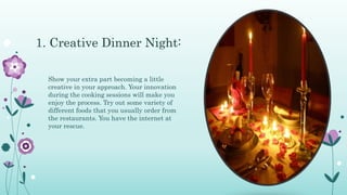 Romantic Dinner Ideas - TogetherV | PPTX | Dating | Family and ...
