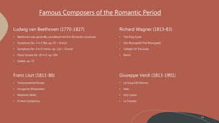 The Romantic Era of Music | PPTX