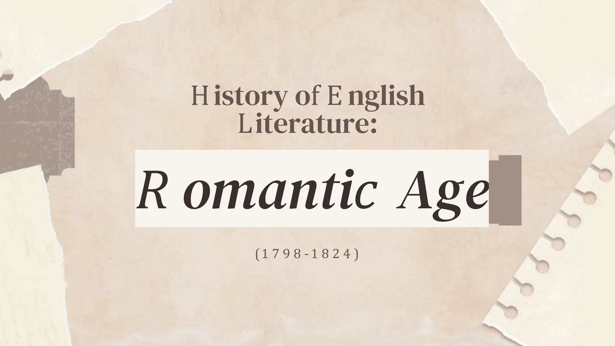 Romantic era in History of English Literature.pptx