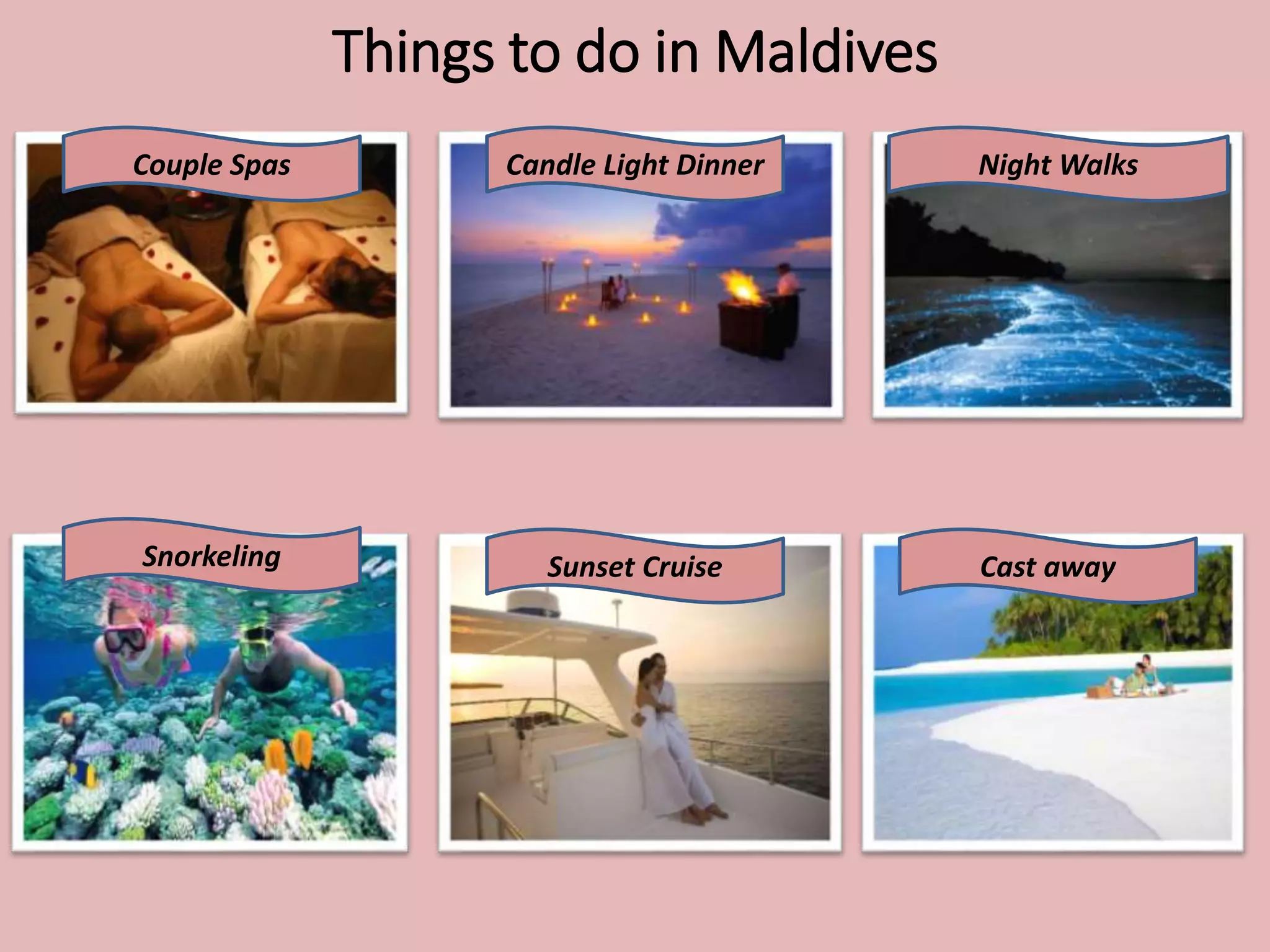 Romantic Getaways to Maldives | PPTX