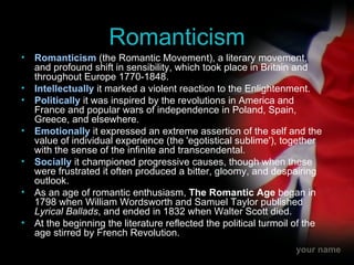 Romanticism | PPT