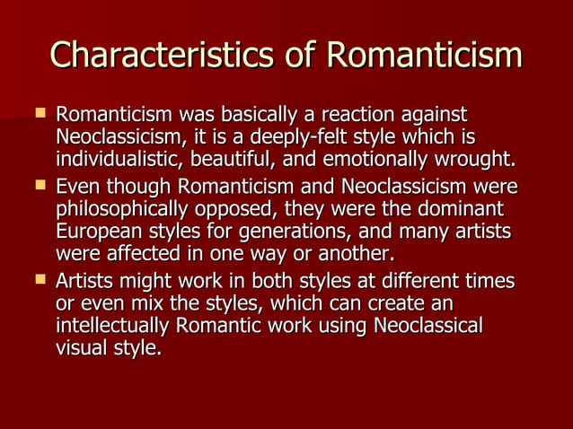 Romanticism by Wendy McMayon | PPT