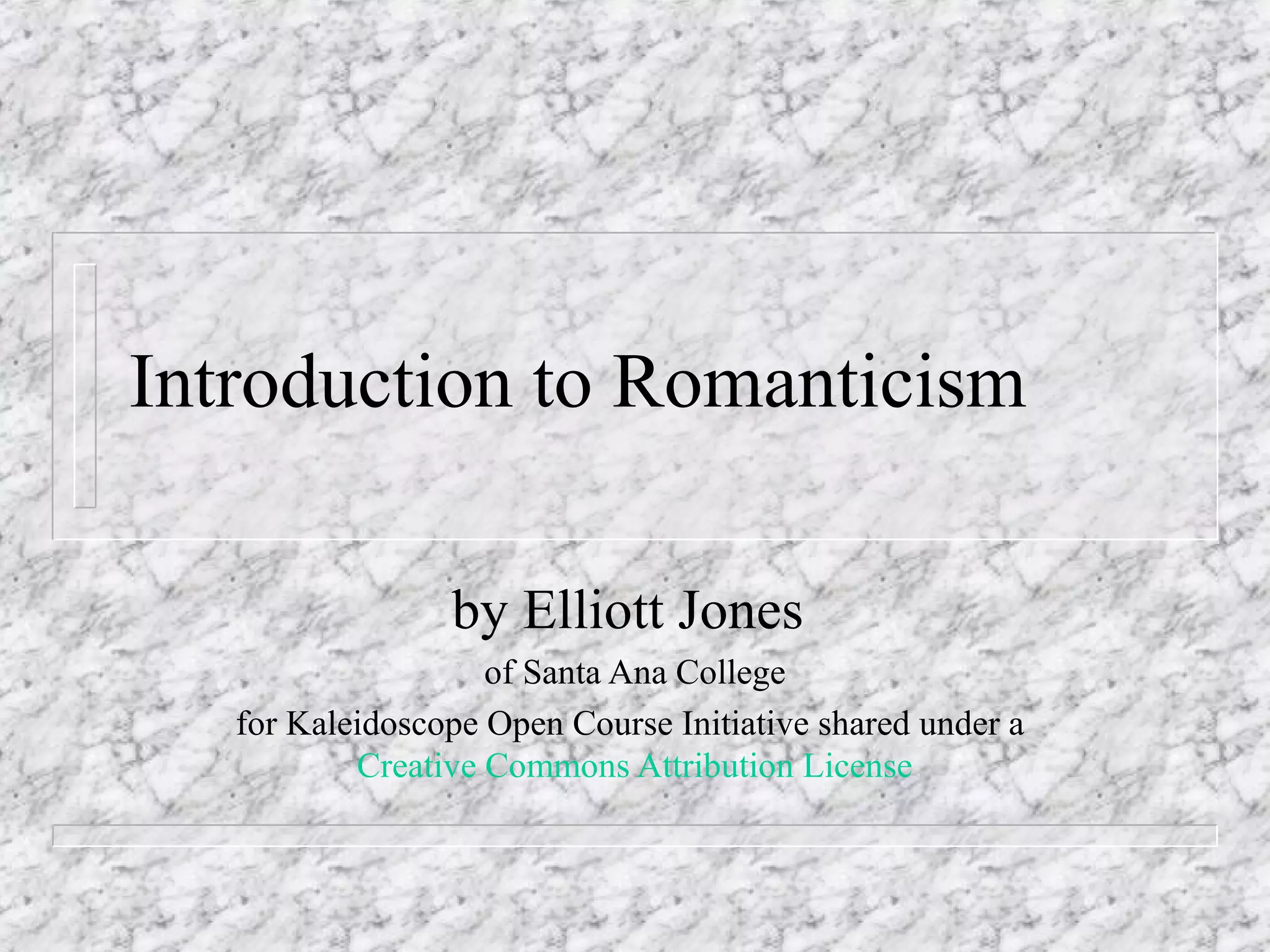 Romanticism | PPT