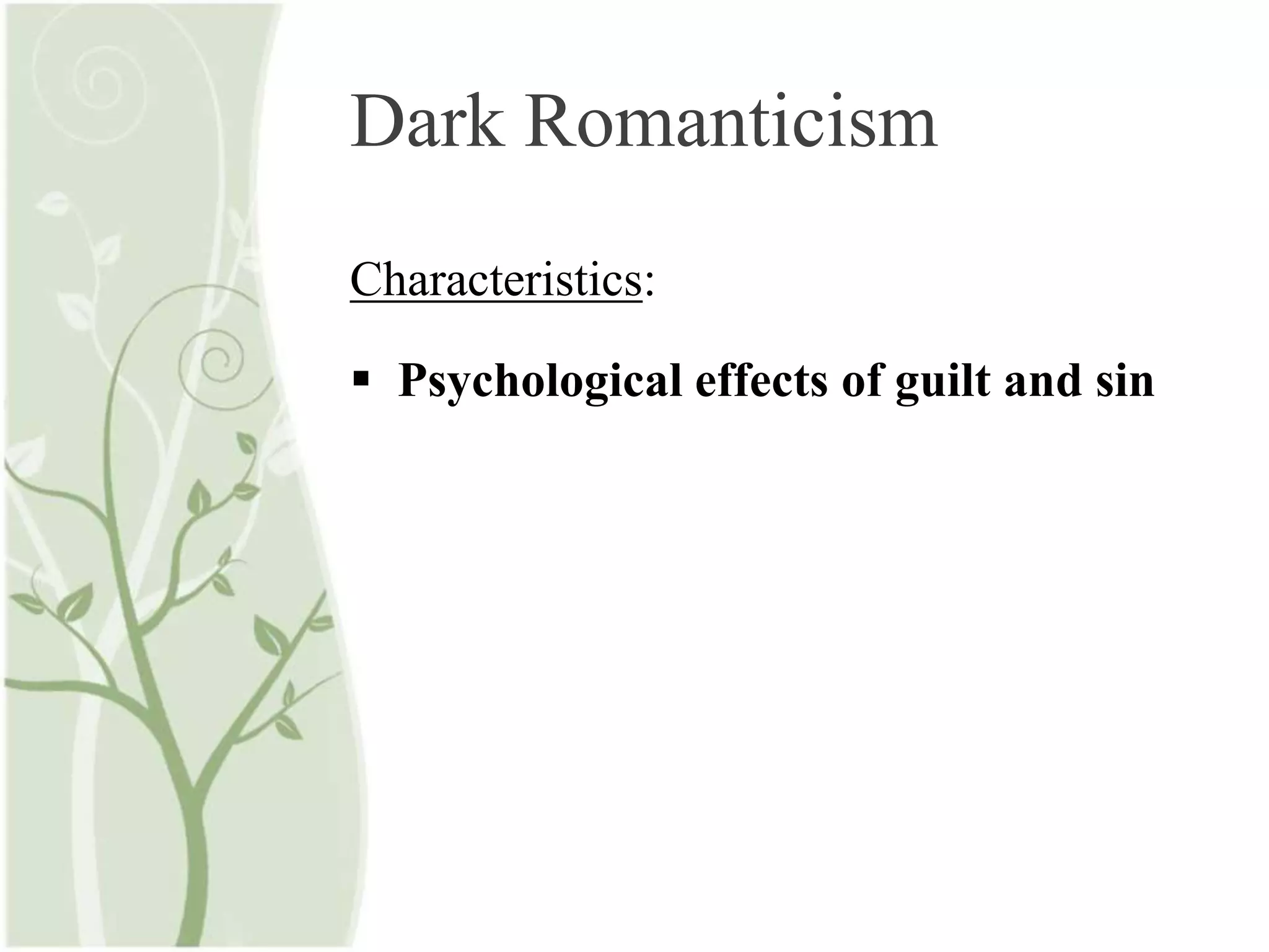 American Literature: Romanticism | PPTX