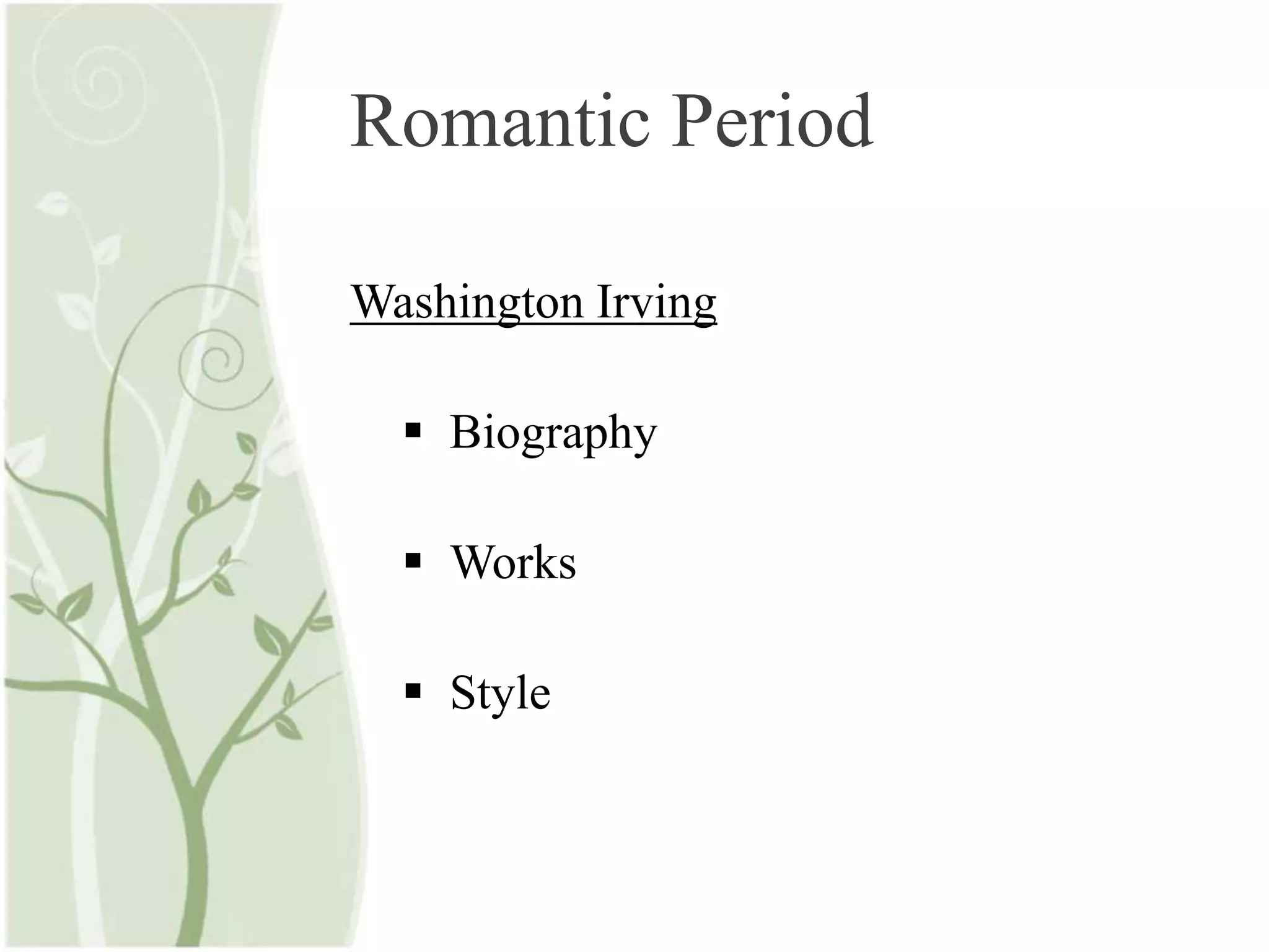 American Literature: Romanticism | PPTX