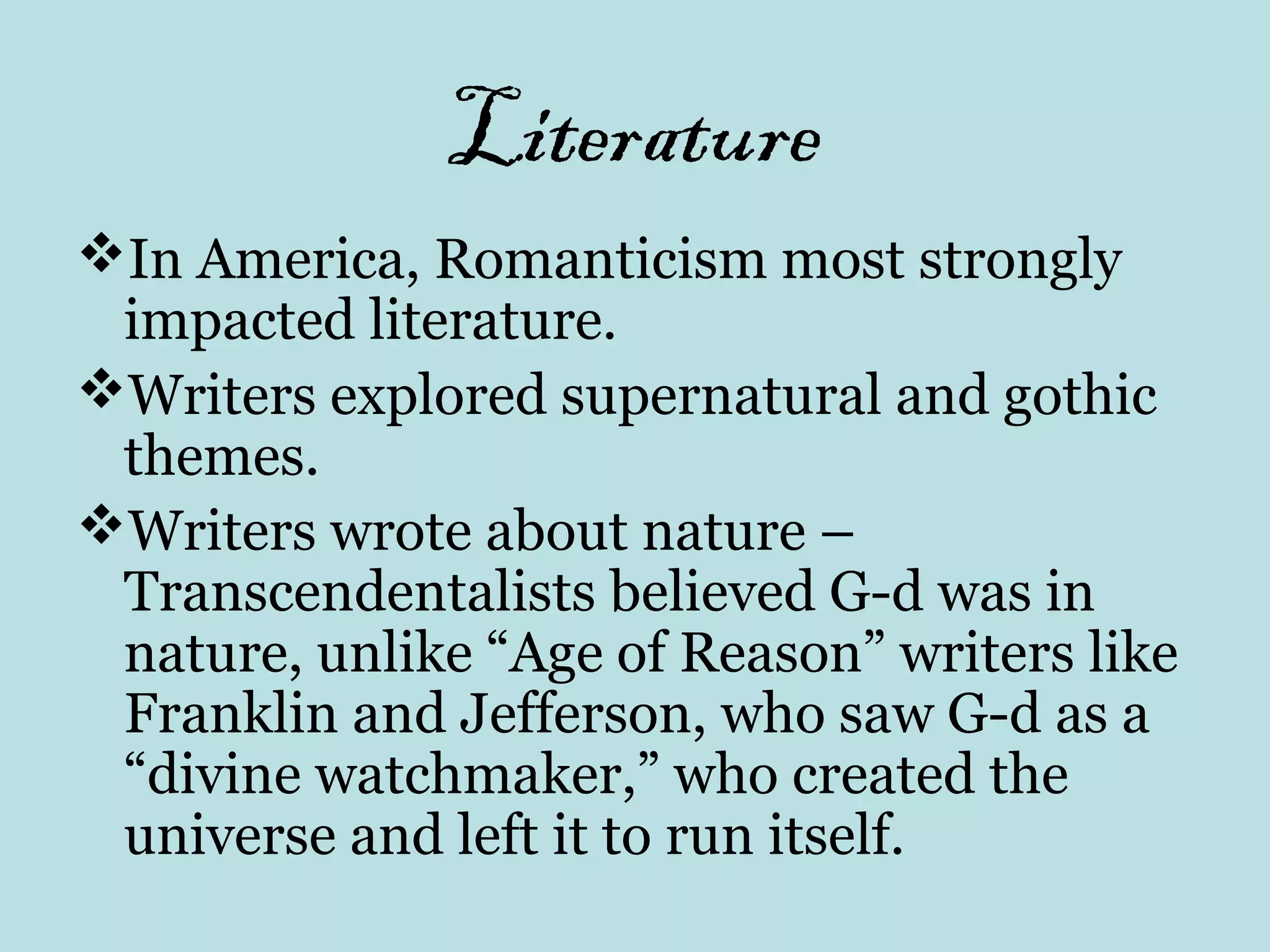 Romanticism | PPT