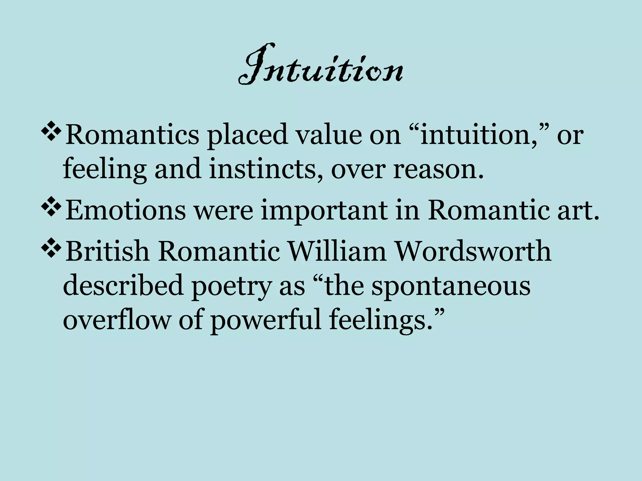 Romanticism | PPT
