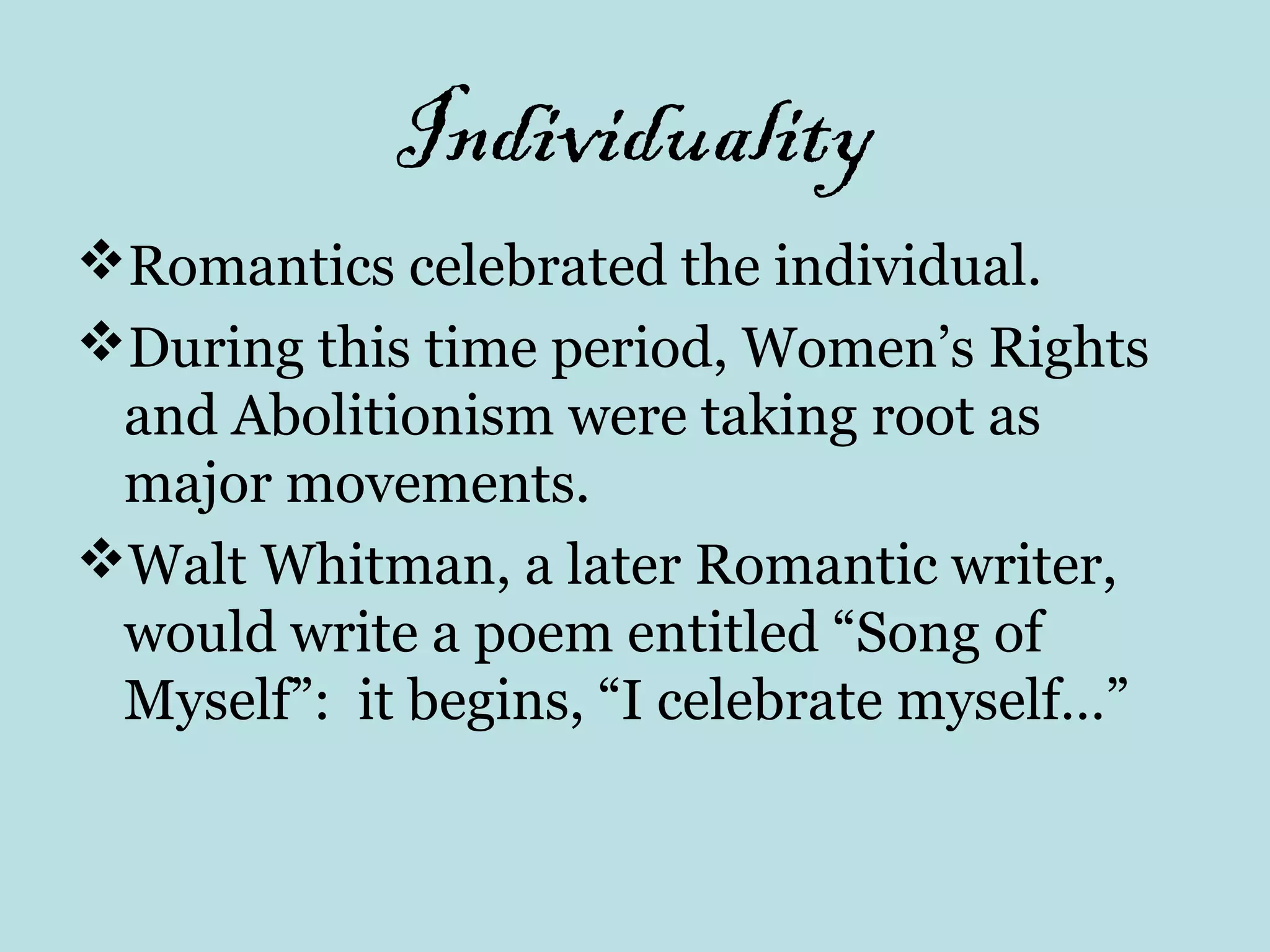 Romanticism | PPT