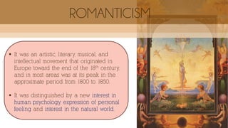 Romanticism PPT | PDF | Painting | Arts and Crafts