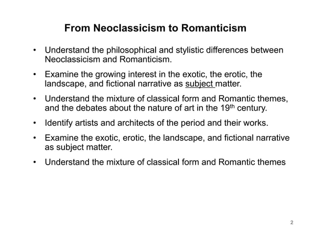 Romanticism.ppt | Modern Art | Fine Art