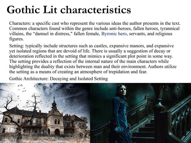 Romanticism, Transcendentalism and Gothic Lit | PPT