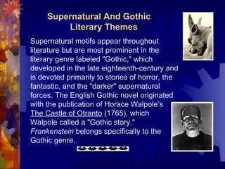 Romanticism gothic | PPT