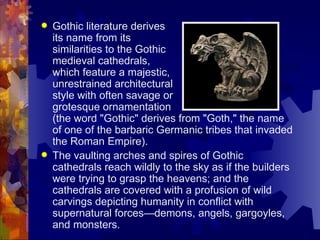 Romanticism gothic | PPT