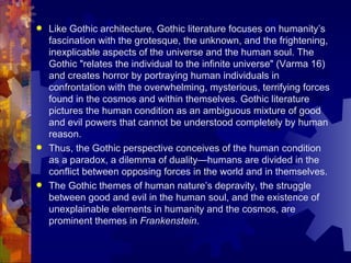 Romanticism gothic | PPT | Books and Literature