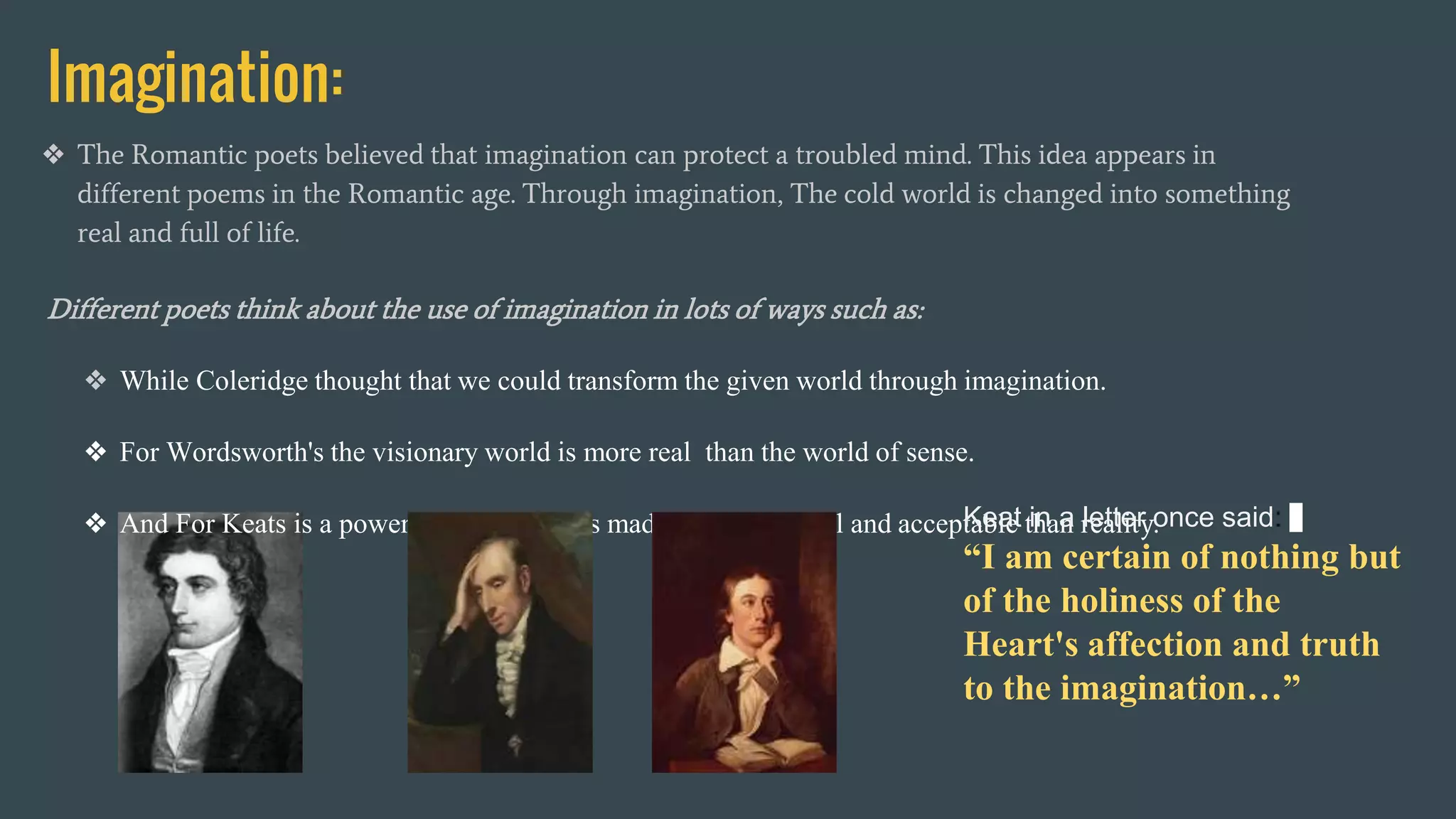 Romanticism literature presentation | PPT | Free Download
