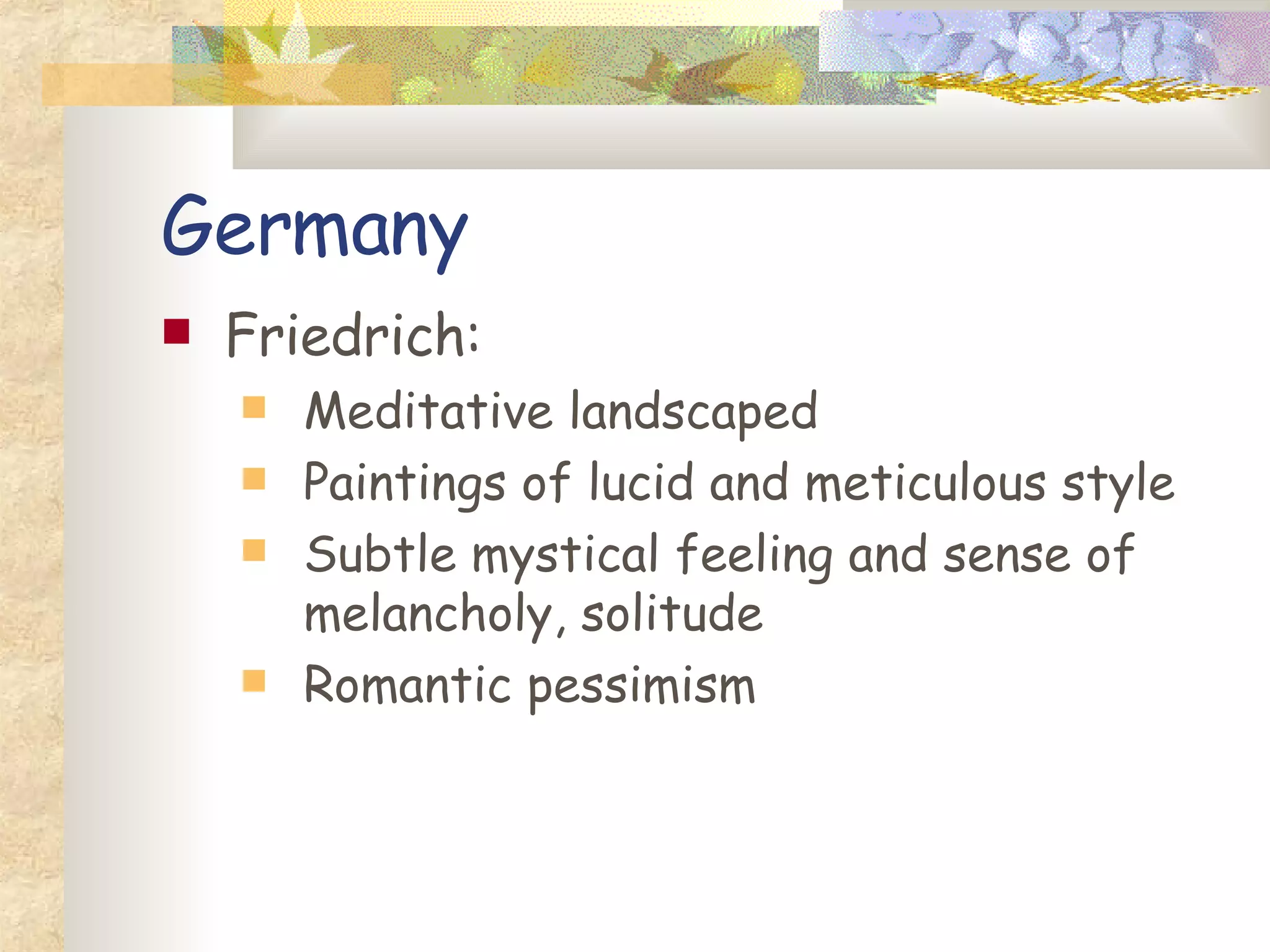 Romanticism Revision | PPT