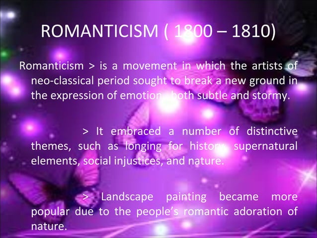 Romanticism ( 1800 – 1810) | PPT | Painting | Arts and Crafts