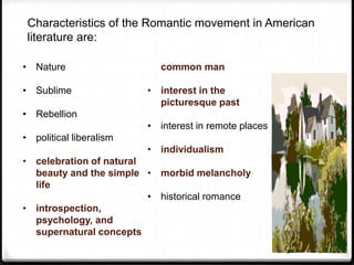 Romanticismandtranscendentalism introduction to unit 2 | PPT