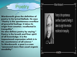Romanticism and William Wordsworth by Romance Group | PPT