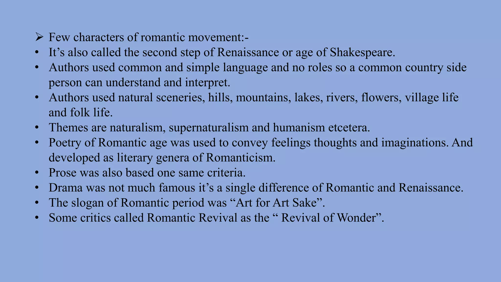 Romanticism by gulab mal | PPTX | Poetry | Books and Literature