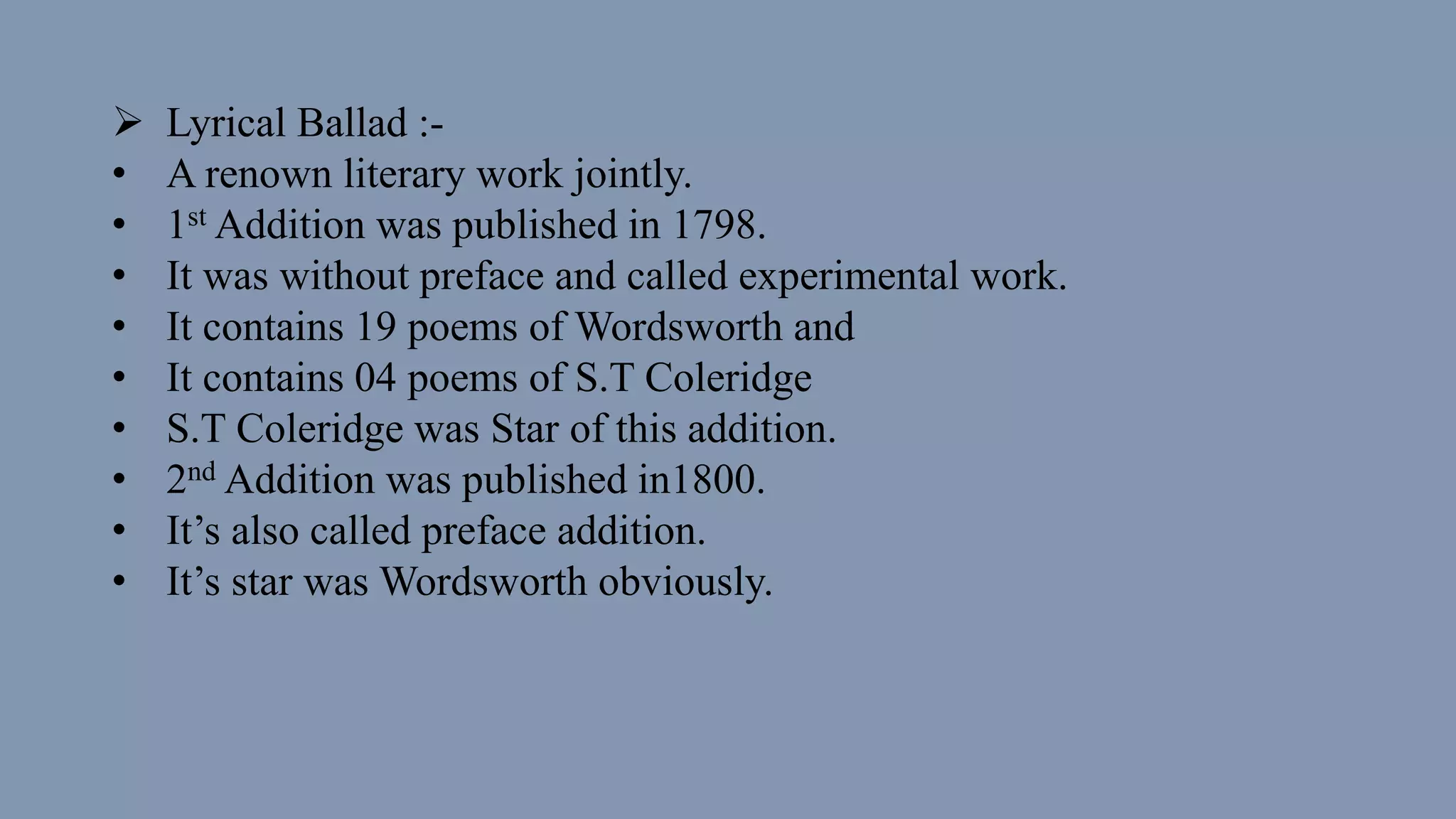 Romanticism by gulab mal | PPTX | Poetry | Books and Literature