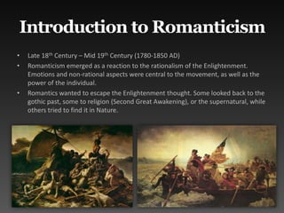 Romanticism final | PPTX