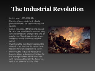 Romanticism Industrial Revolution