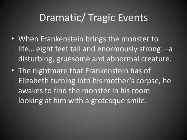 Romanticism & frankenstein | PPTX