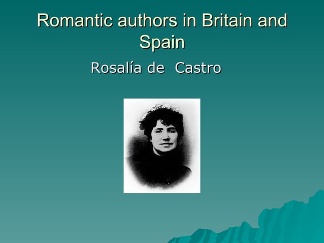 Romanticism. Great Britain and Spain. | PPT | Books and Literature