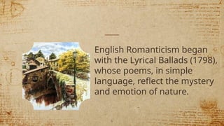 TITLE :ROMANTICISMO ENGLISH LITERATURE.pptx
