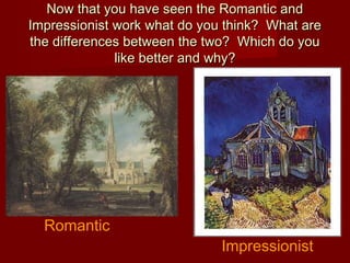 Romanticism, realism and impressionism | PPT