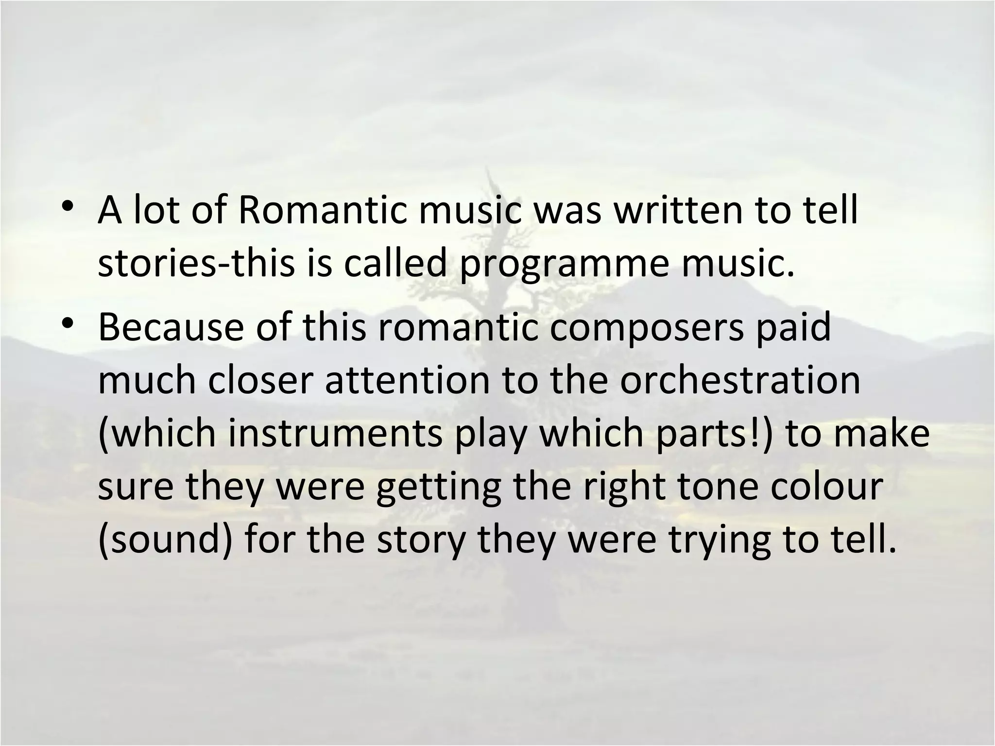 Romantic Period Music | PPT