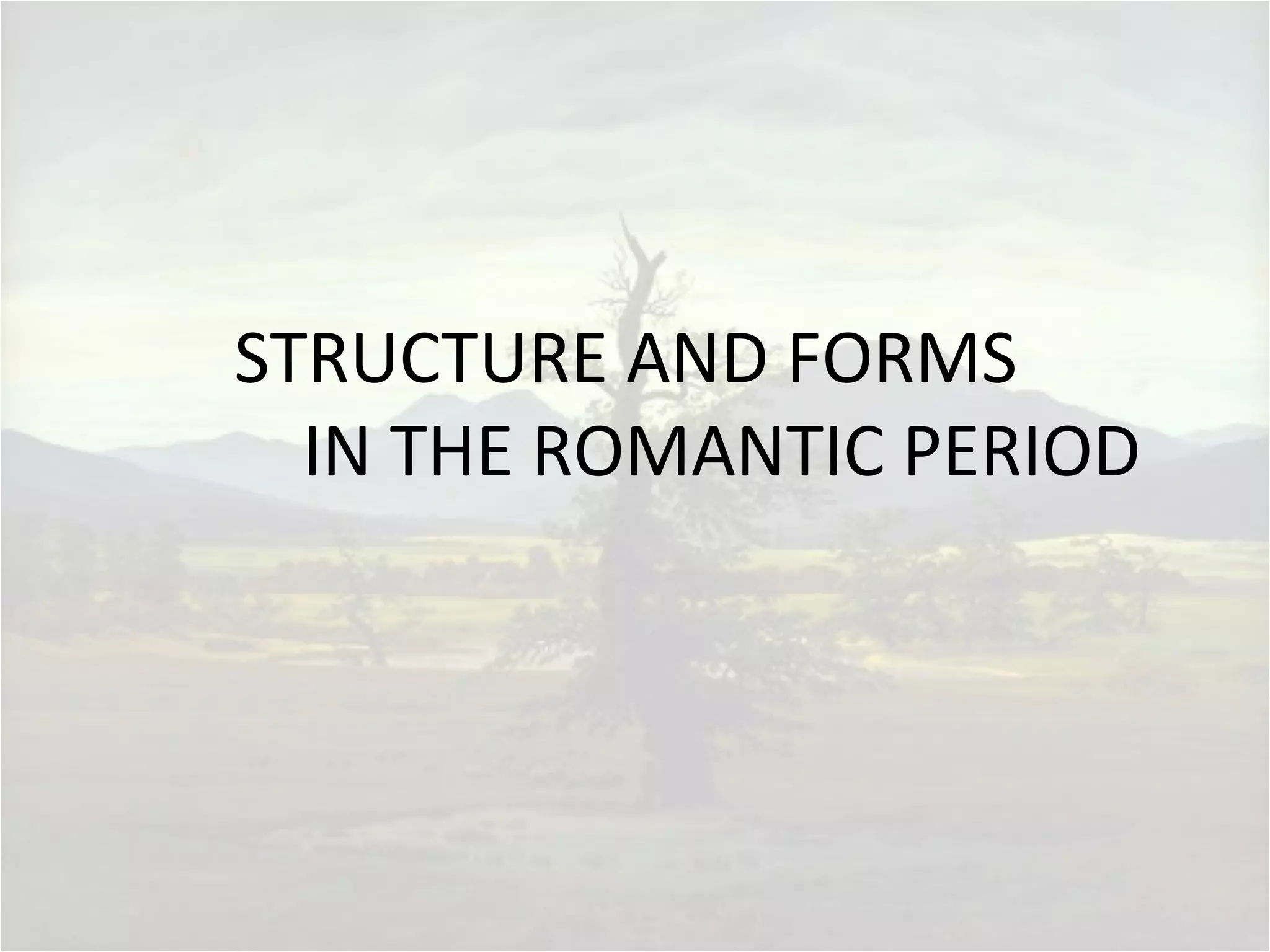 Romantic Period Music | PPT