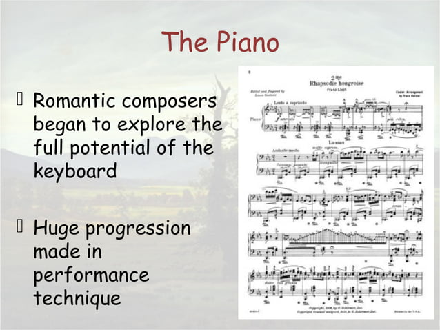 Romantic Period Music | PPT
