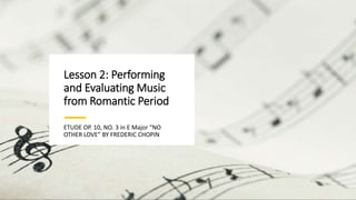 Romantic MUsic - Mapeh 9 quarter 3 .pptx