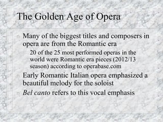Romantic Opera | PPTX