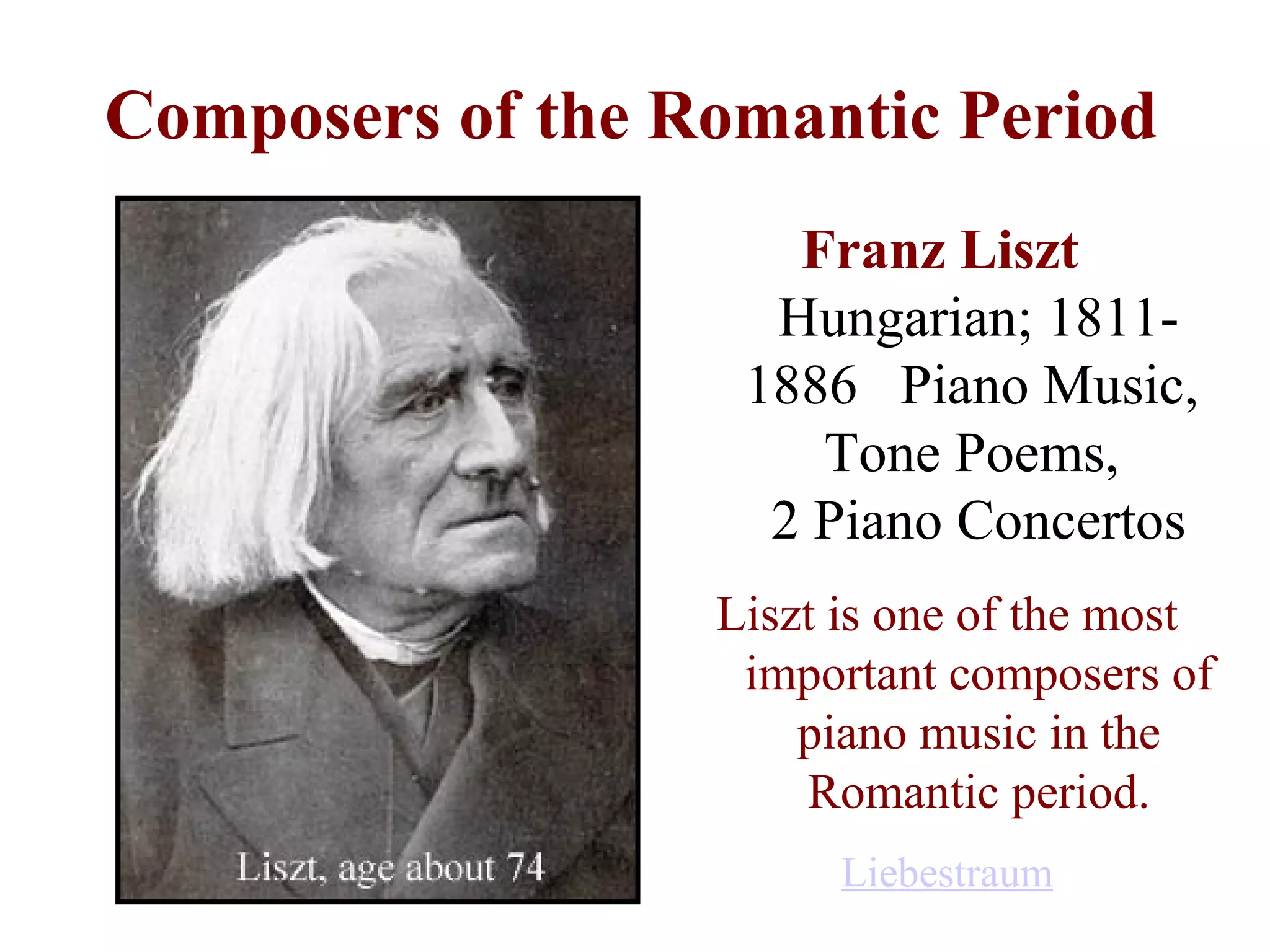Romantic period | PPT