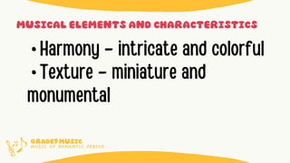 Music of the Romantic Period - Intro | PDF